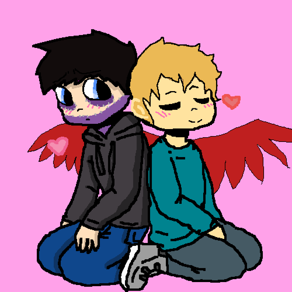 Editing Dabi x Hawks - Free online pixel art drawing tool - Pixilart