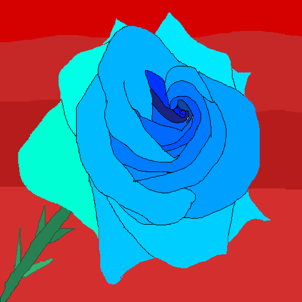 Editing blue rose - Free online pixel art drawing tool - Pixilart