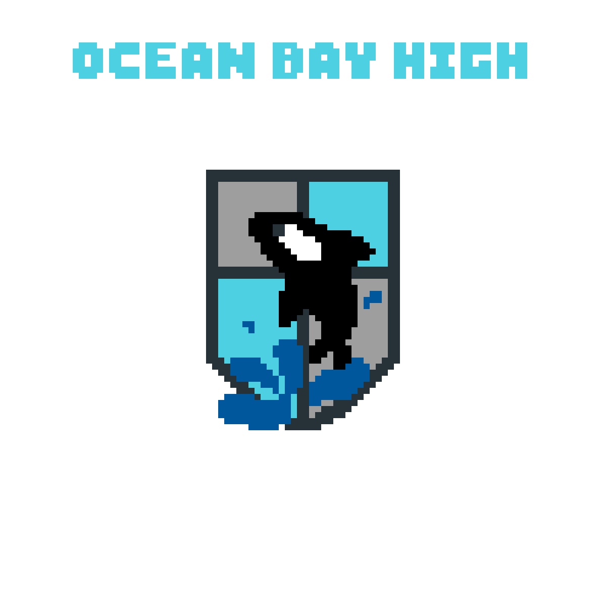 Pixilart - Ocean Bay High school emblem by OceanGirlDraws