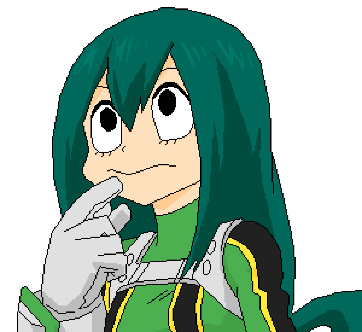 Pixilart - Tsuyu Asui by Uravity