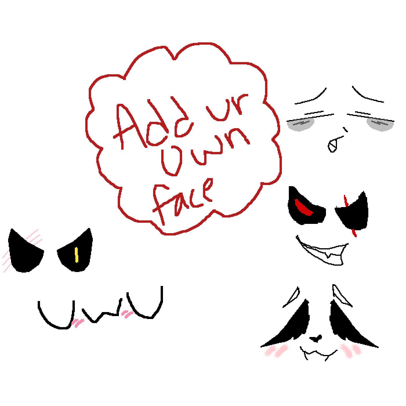Pixilart - add your face... by Gear