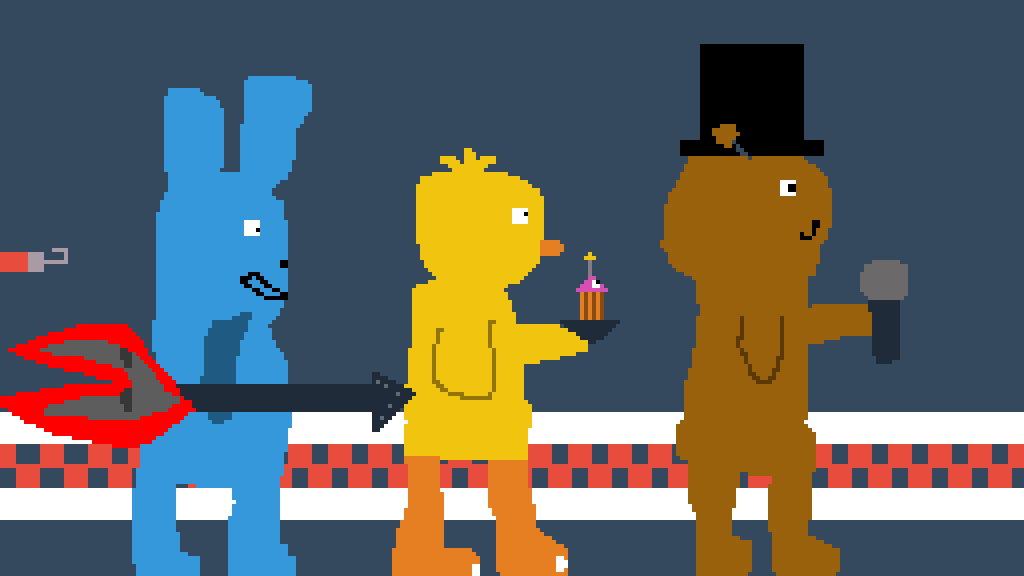 Editing fnaf - Free online pixel art drawing tool - Pixilart