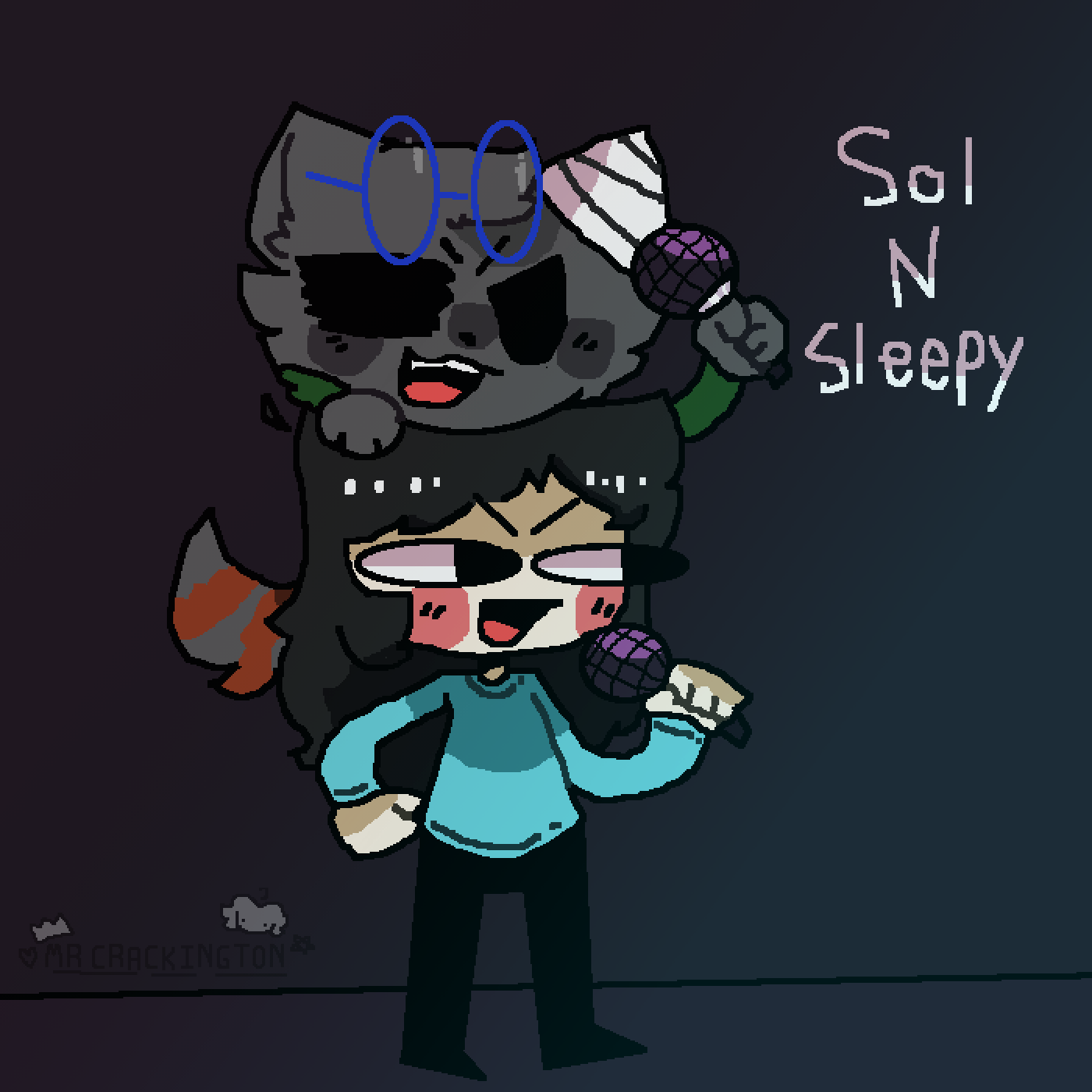 Pixilart - Sol n Sleepy x FNF by cCassiopeia