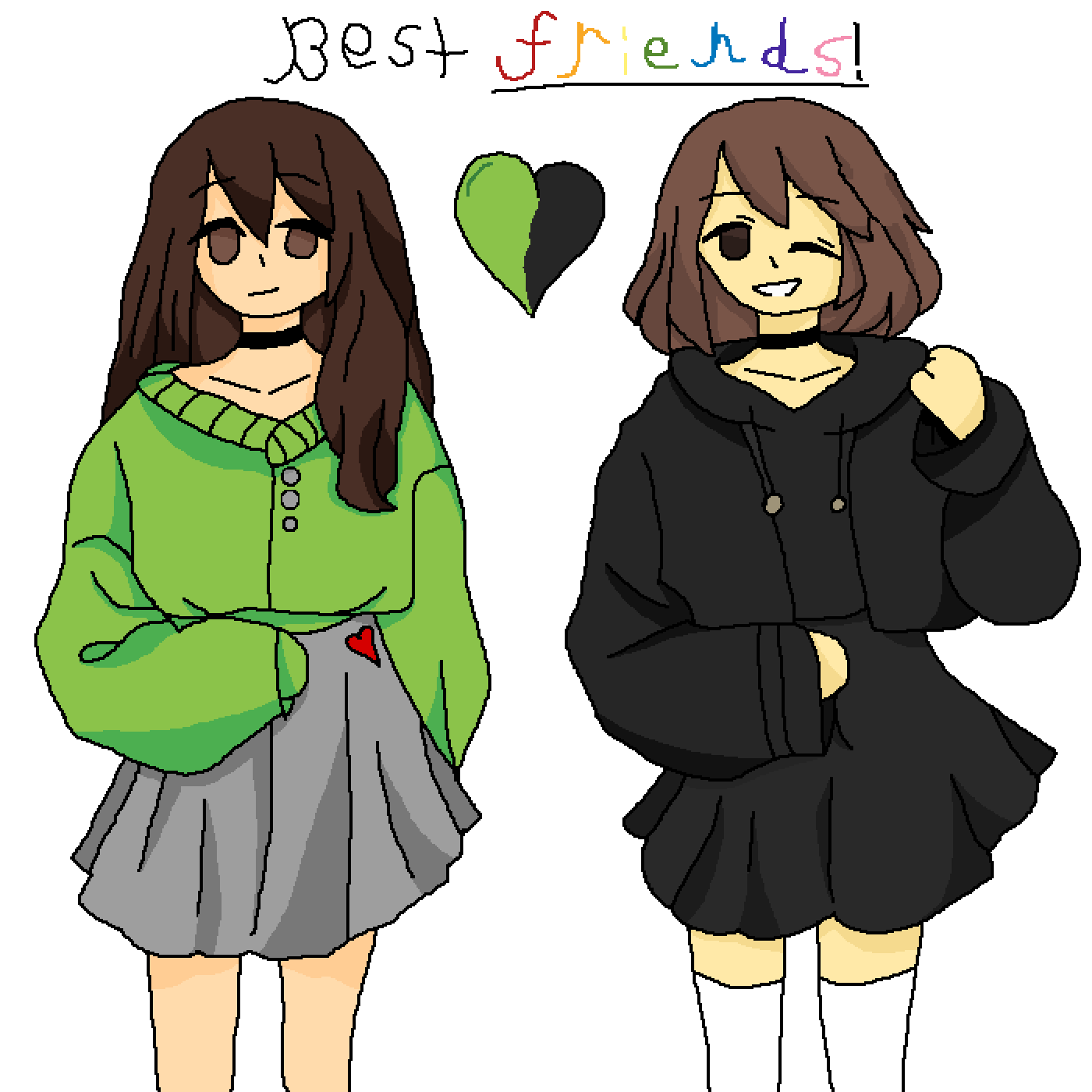 Pixilart - Best Friends Base Collab by bluunicorngorl