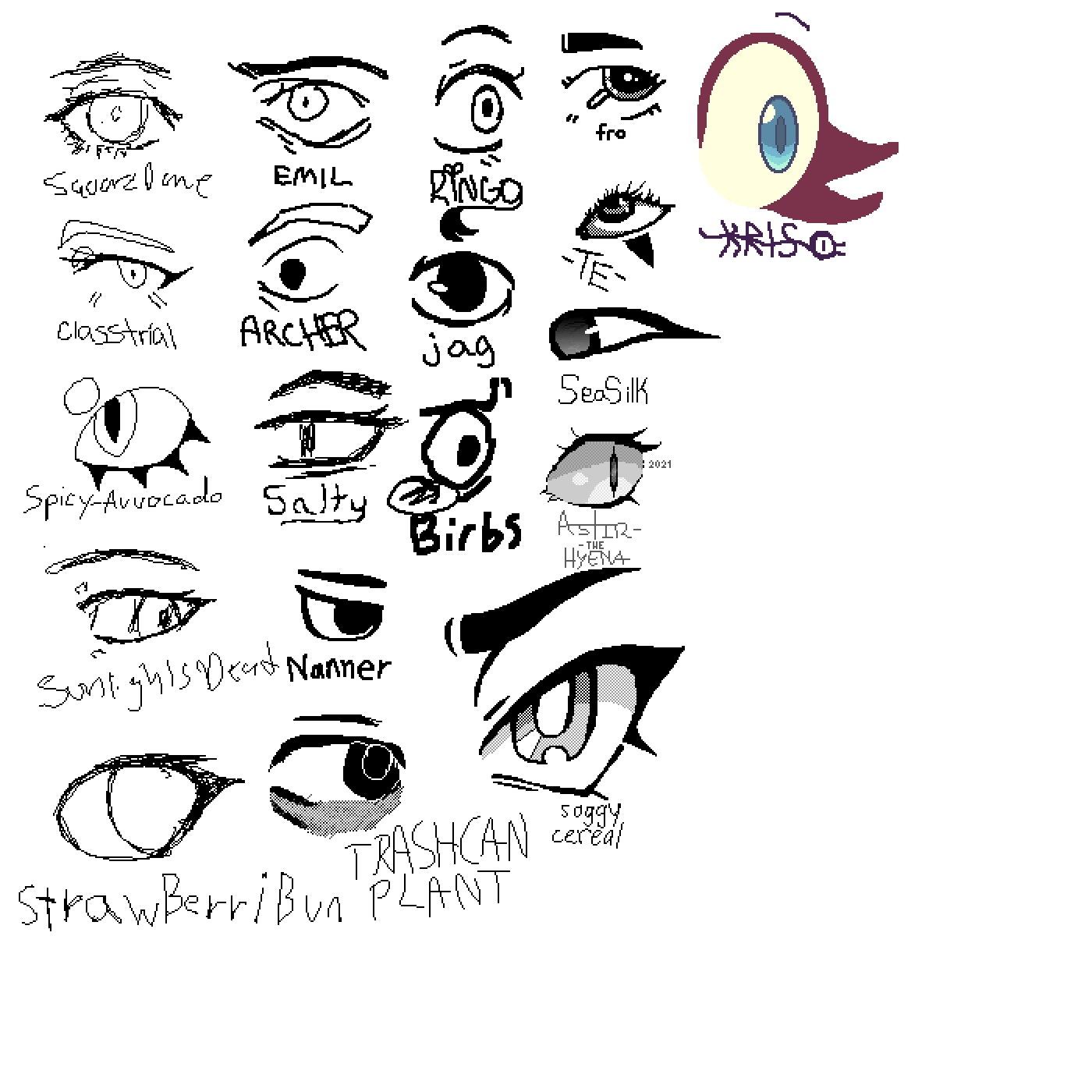 Pixilart - Eyes Fancy by SuperSonicChaos