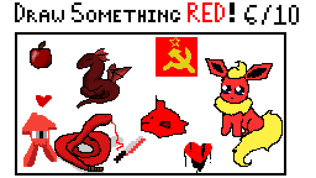 Pixilart - red squib by gigi