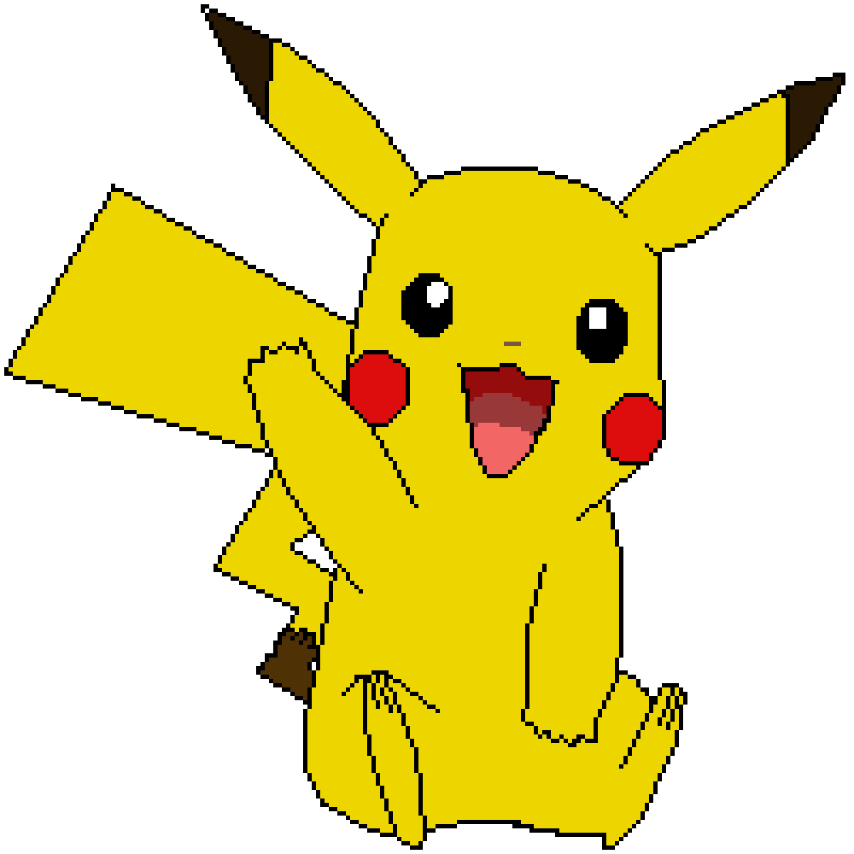 Pixilart - picachu by superdulia