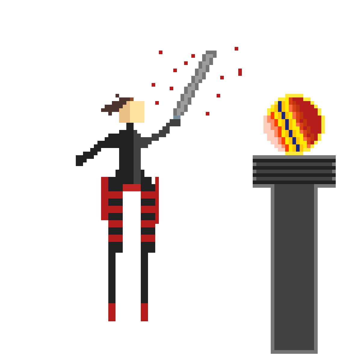 Pixilart - Knight by Aubergines