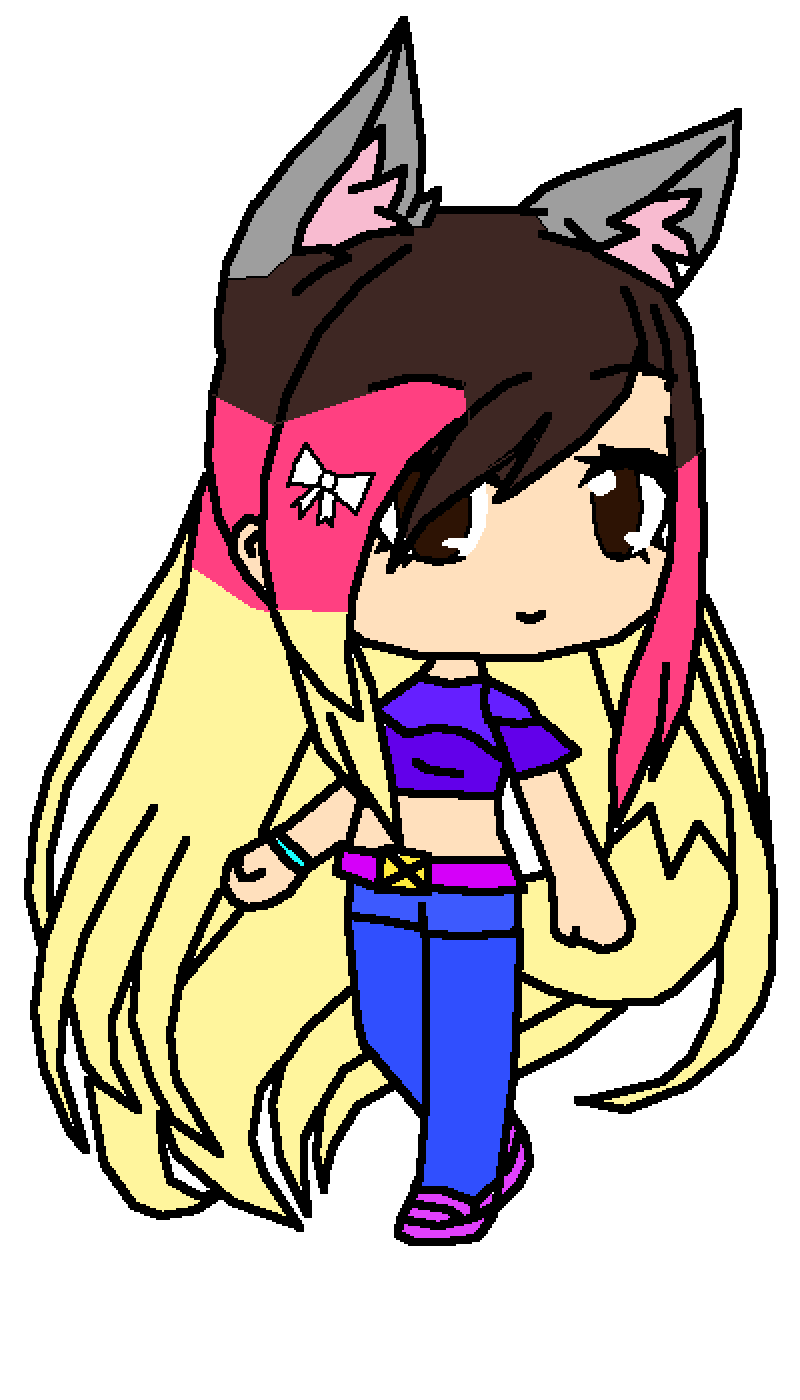 Pixilart - my oc as a gatcha by me-1285