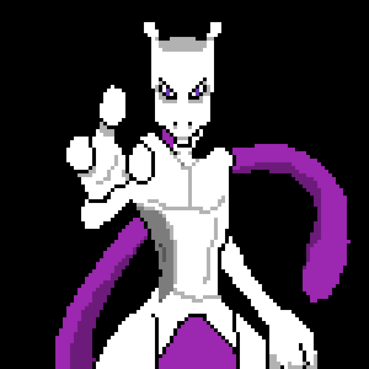 Pixilart - mewtwo by Javito67