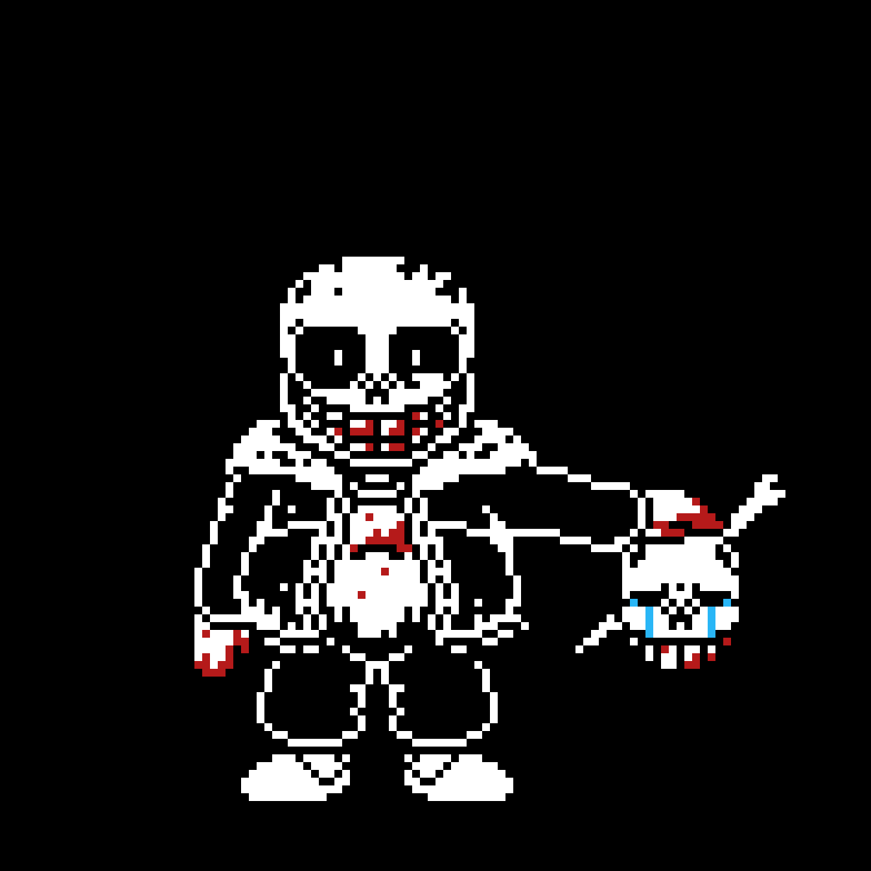 Pixilart - INSANITY SANS by lofi-beats