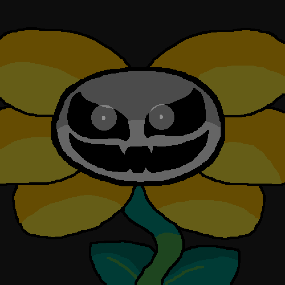 Pixilart - flowey by Sephy123