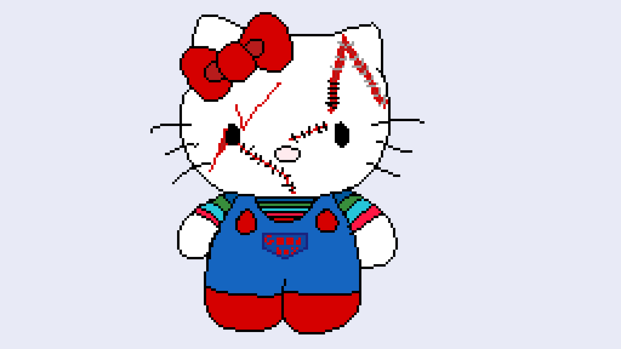 Pixilart - Hello Kitty chucky by shigaraki-9071