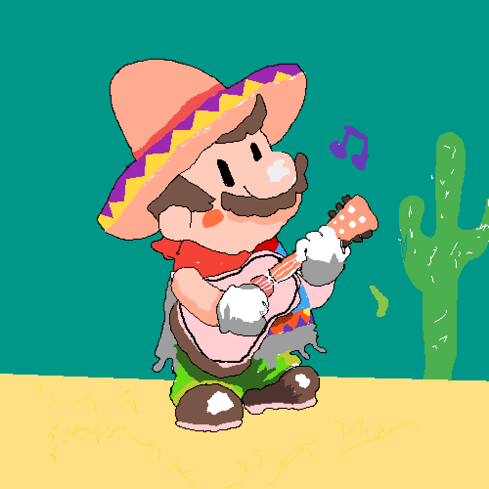 Pixilart - Mario Mexican Singer! by CatBrosTV