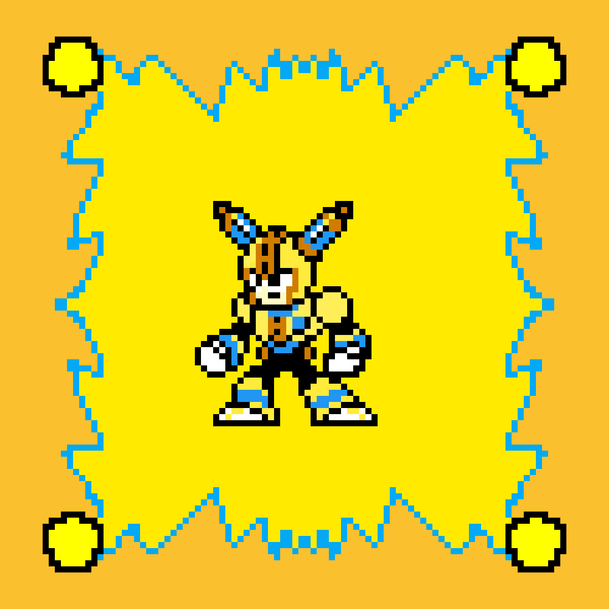 Pixilart - fuse man by megainferno06