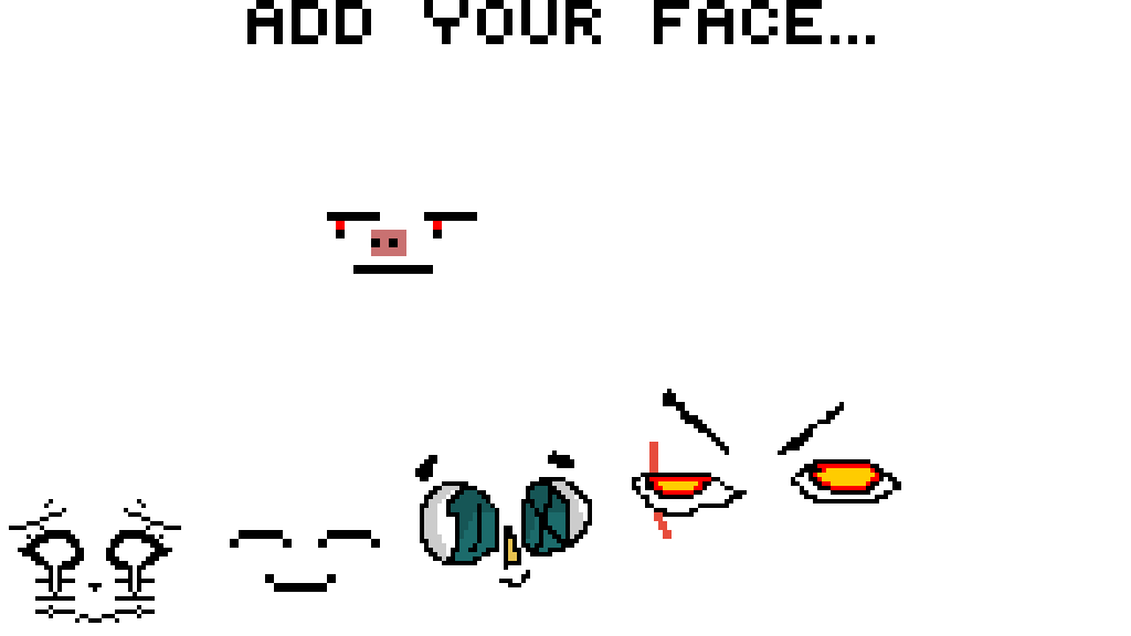 Editing Add your face... - Free online pixel art drawing tool - Pixilart