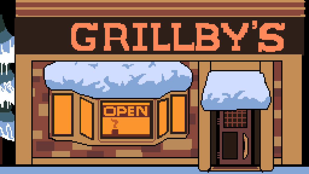 Pixilart - grillby's bar by LH0509