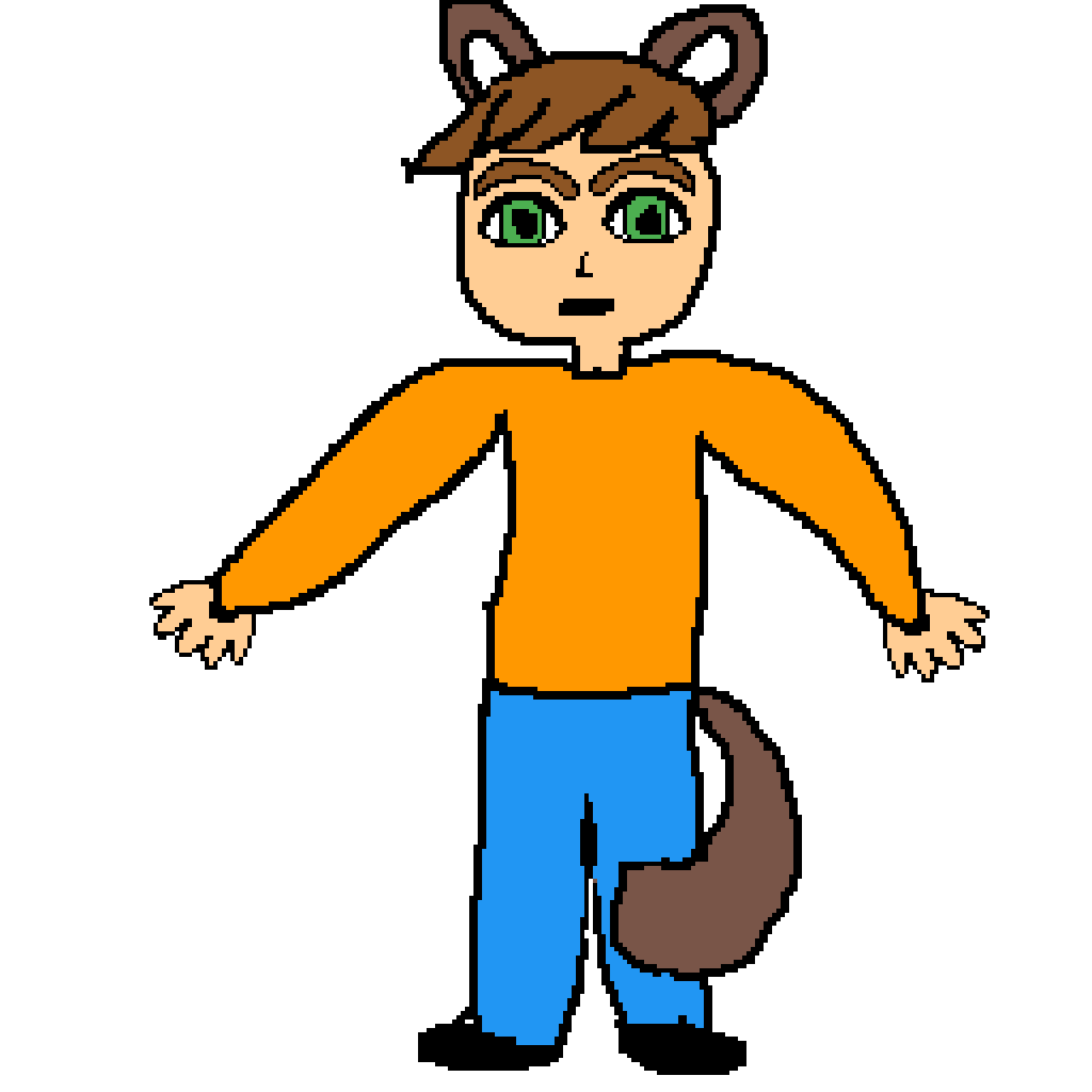 Pixilart - Dog boy base by Pug-psps