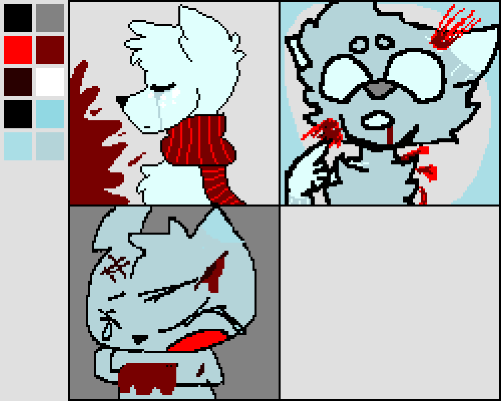 Pixilart - Gore collab -.- by ringobingo
