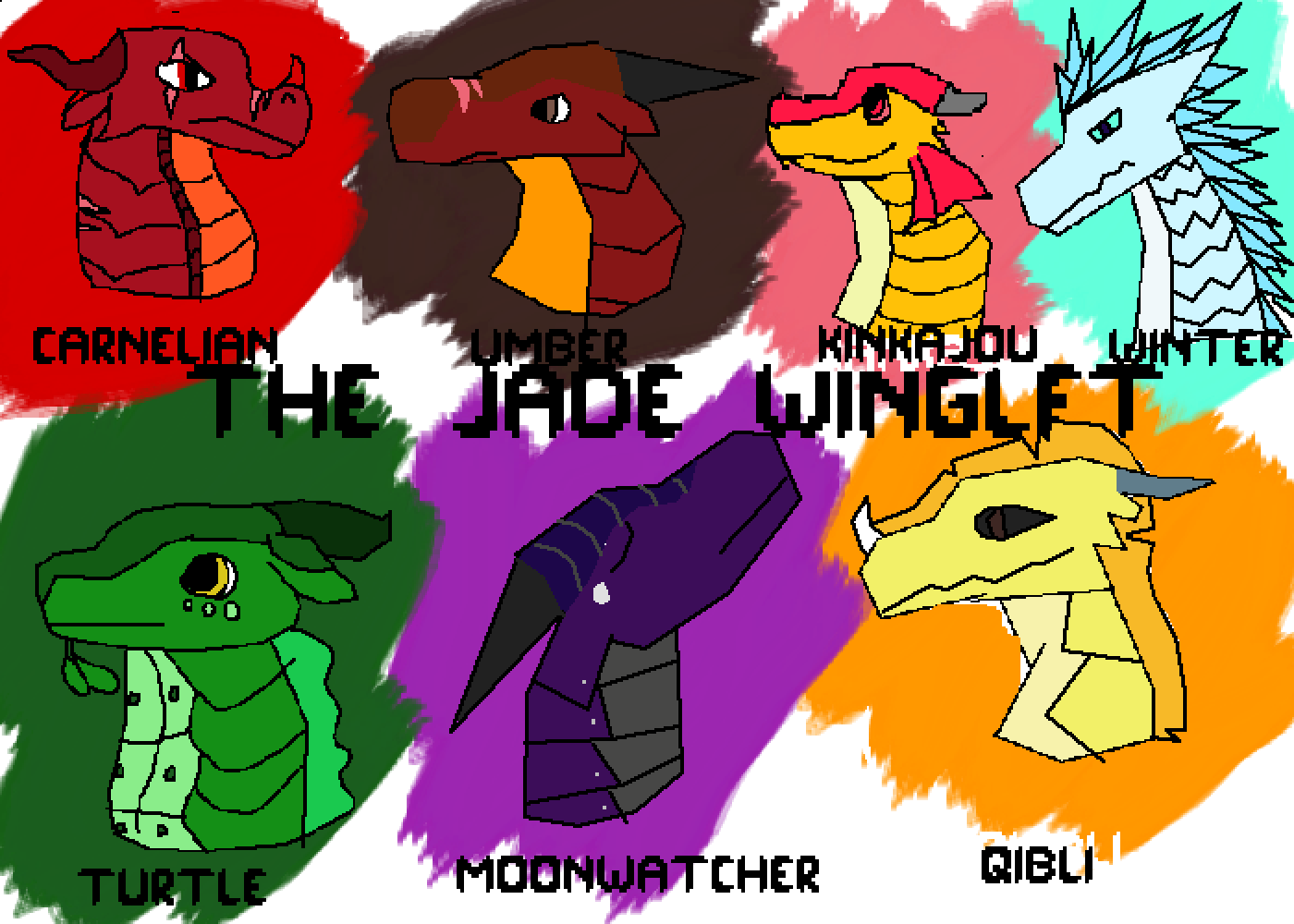 Pixilart - The Jade Winglet by DragonFlame127