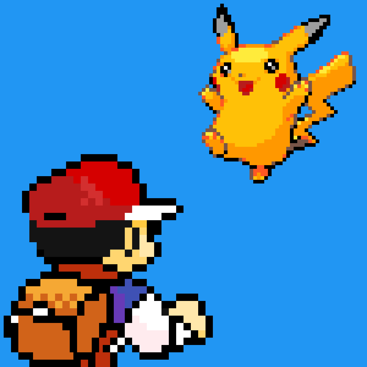 Pixilart - pokemon by splatlen