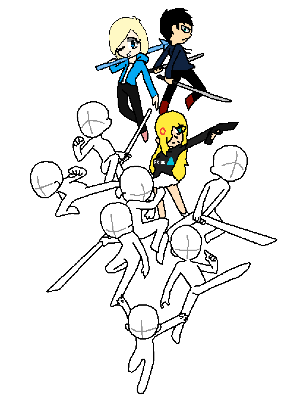 Editing Ready for a fight? - Free online pixel art drawing tool - Pixilart