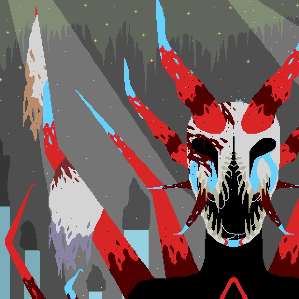 Pixilart - Death Bound Oni by EmeraldSerpent