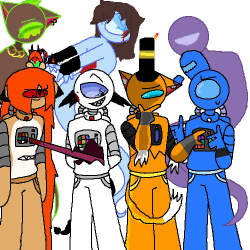 Pixilart - Among Us Crew Collab by FunniRappinDP