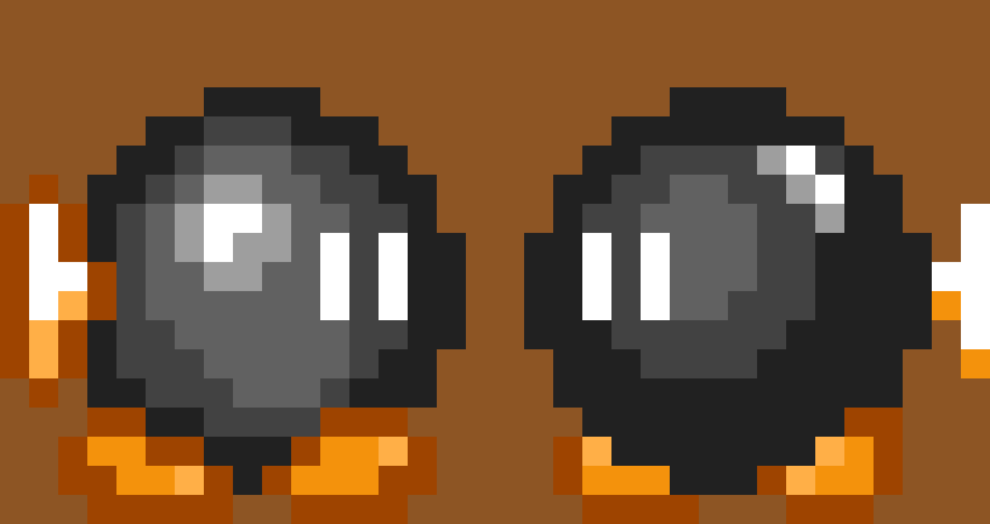 Pixilart - what bob omb smas sprite by koopastudios