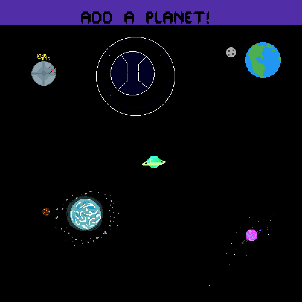 Editing add a planet - Free online pixel art drawing tool - Pixilart