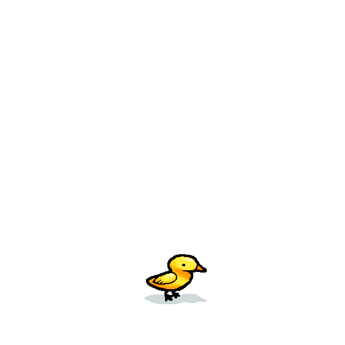 Pixilart - generic yellow bird by kyra