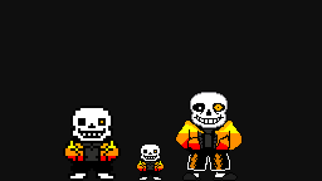 Pixilart - flametale sans by GordoThaCreator
