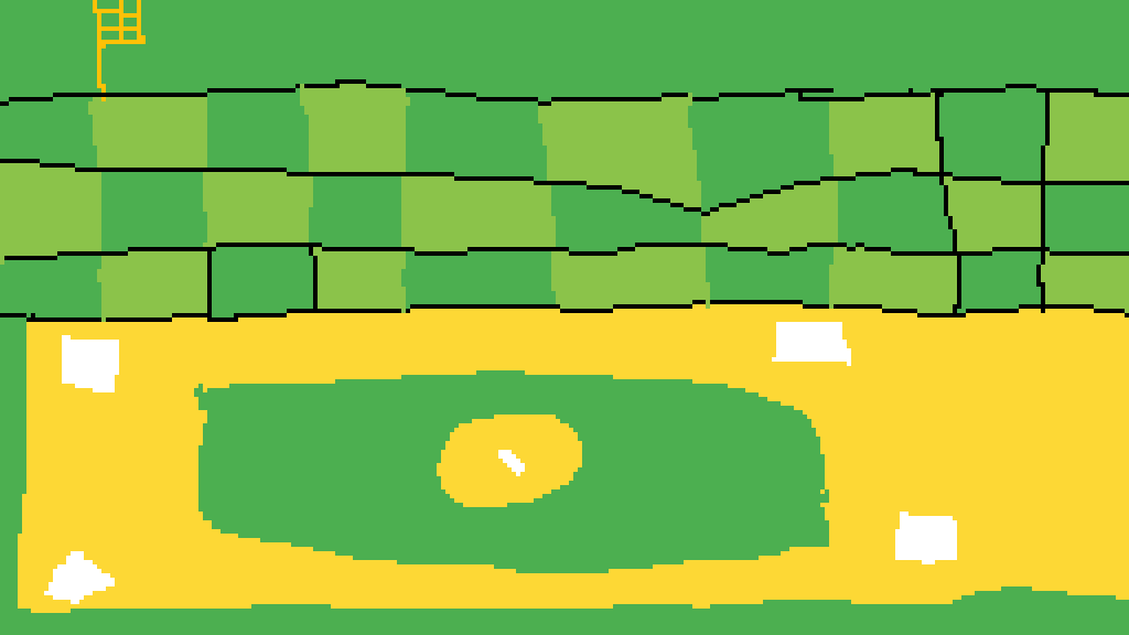 Pixilart - Baseball Diamond and Outfield by NateNB8