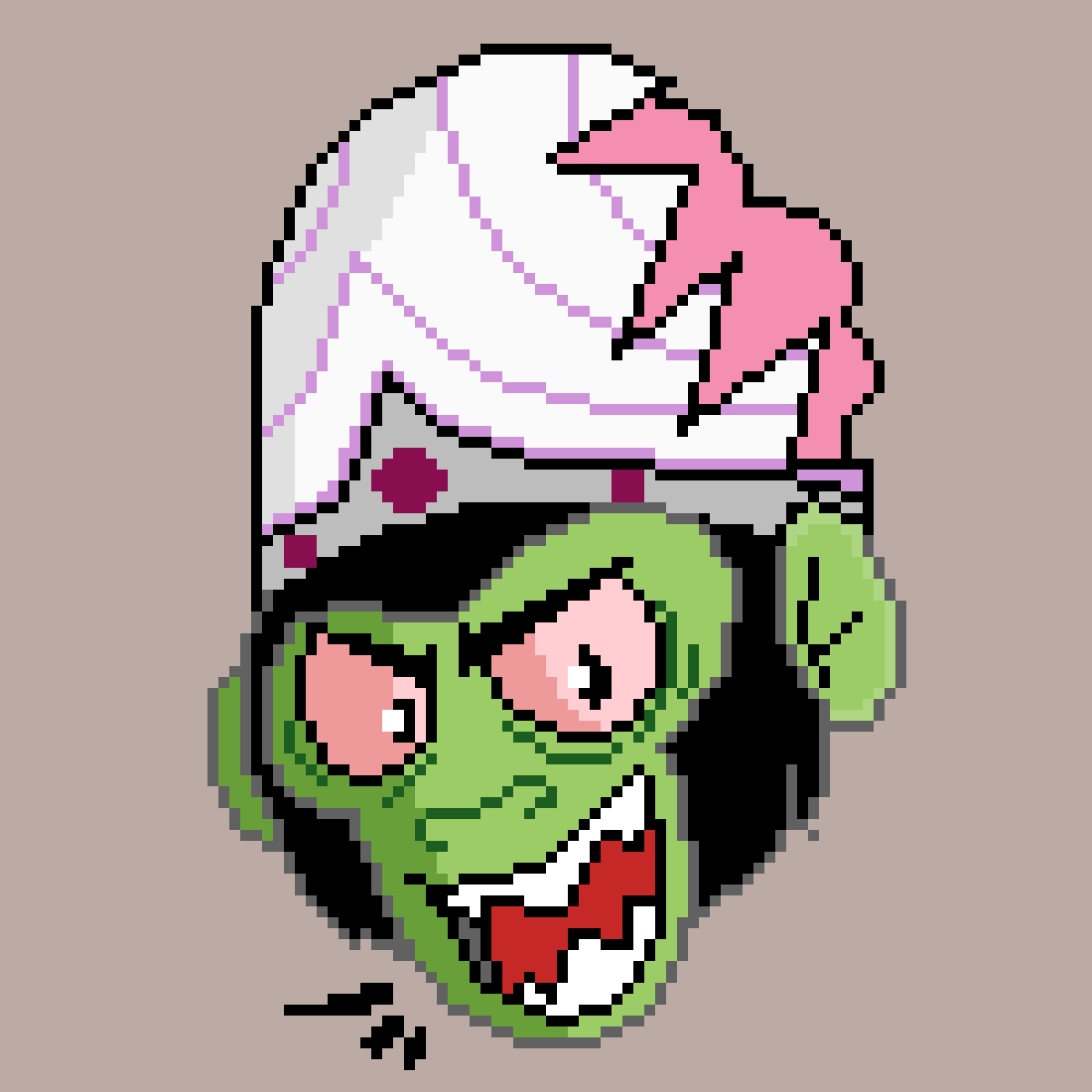 Edición mojo jojo - Herramienta gratuita de dibujo en línea de pixel art - Pixilart