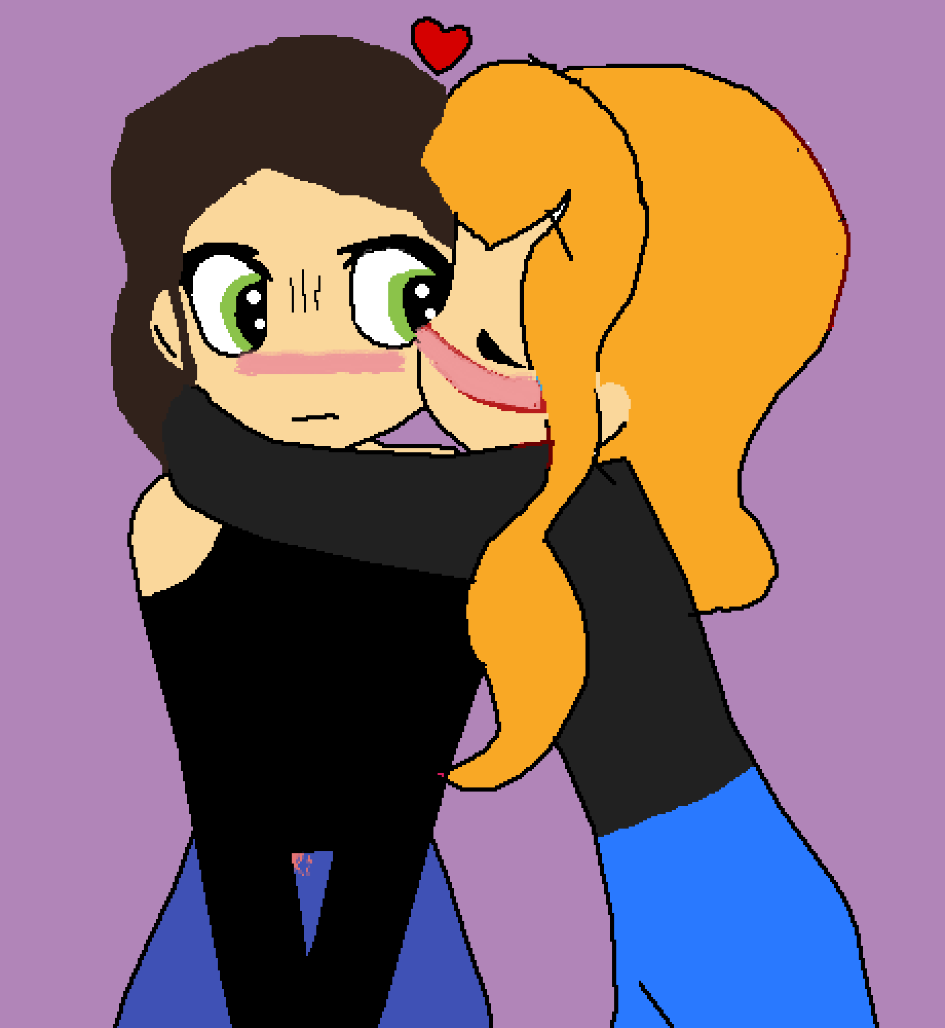 Editing katie x linda - Free online pixel art drawing tool - Pixilart