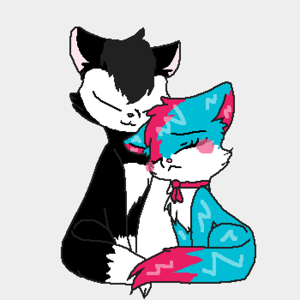 Editing catty love - Free online pixel art drawing tool - Pixilart