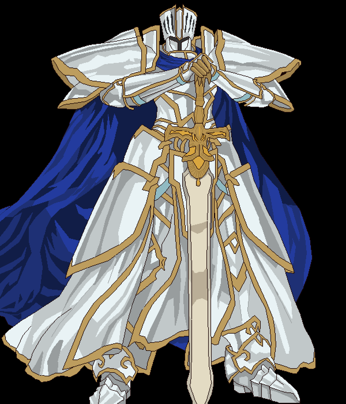 Pixilart - Esiuglez White Paladin by Marcus-Mario