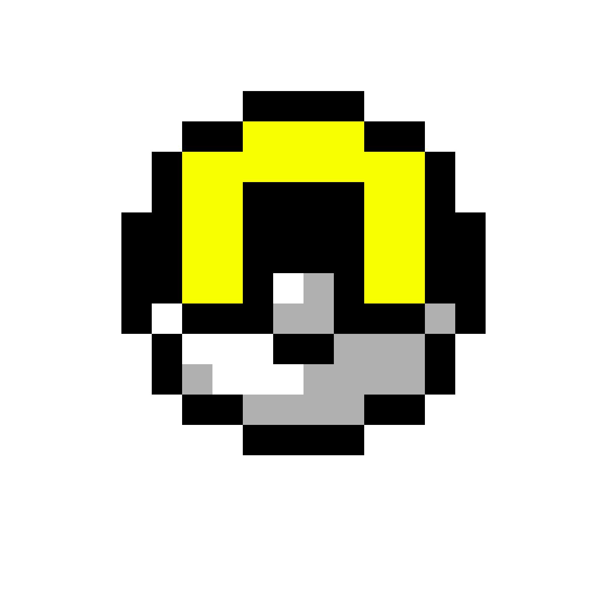 Ultra Ball Pixel Art Rutenett Pixel Art Ultra Ball, HD Png Download