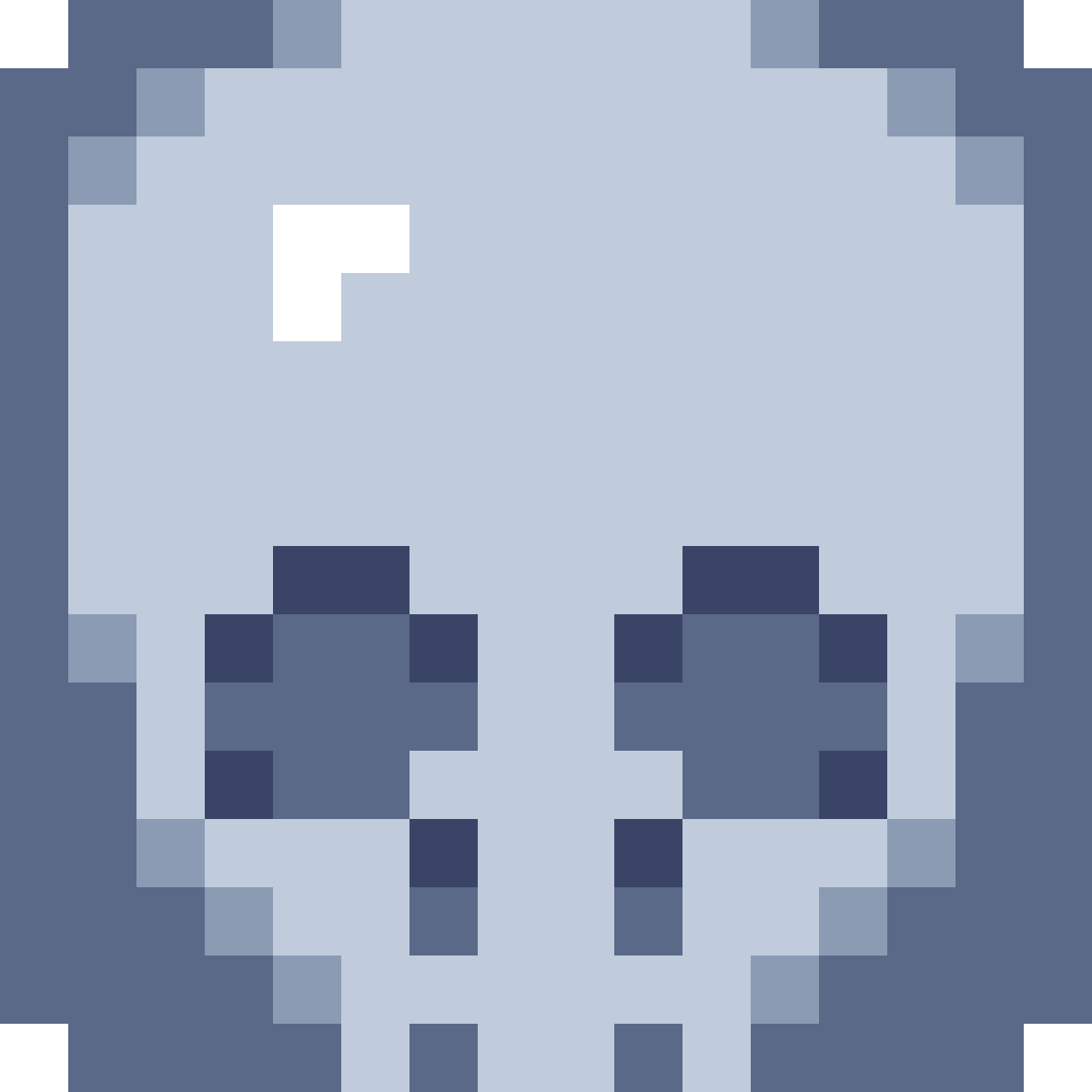 Pixilart - Shiny Skull by TitaniumPixelar