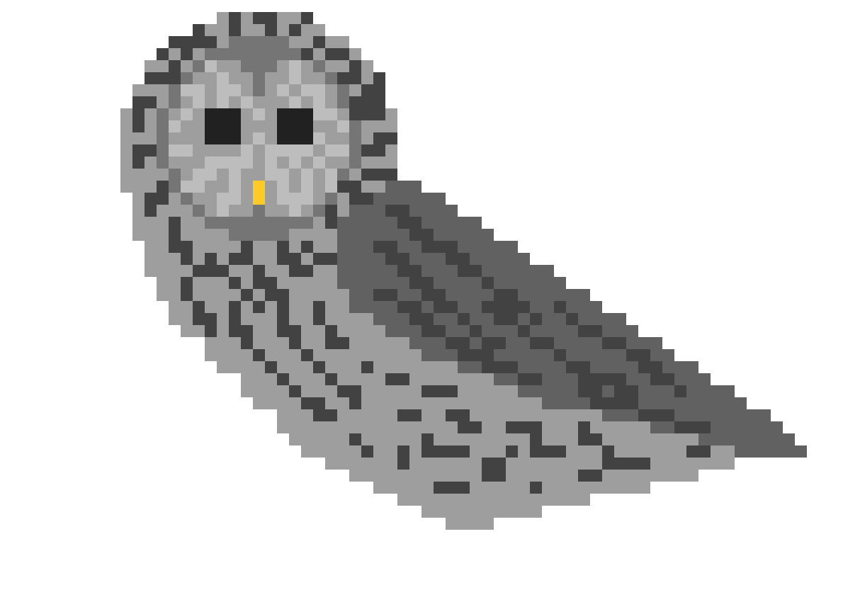 Editing Ural Owl - Free online pixel art drawing tool - Pixilart