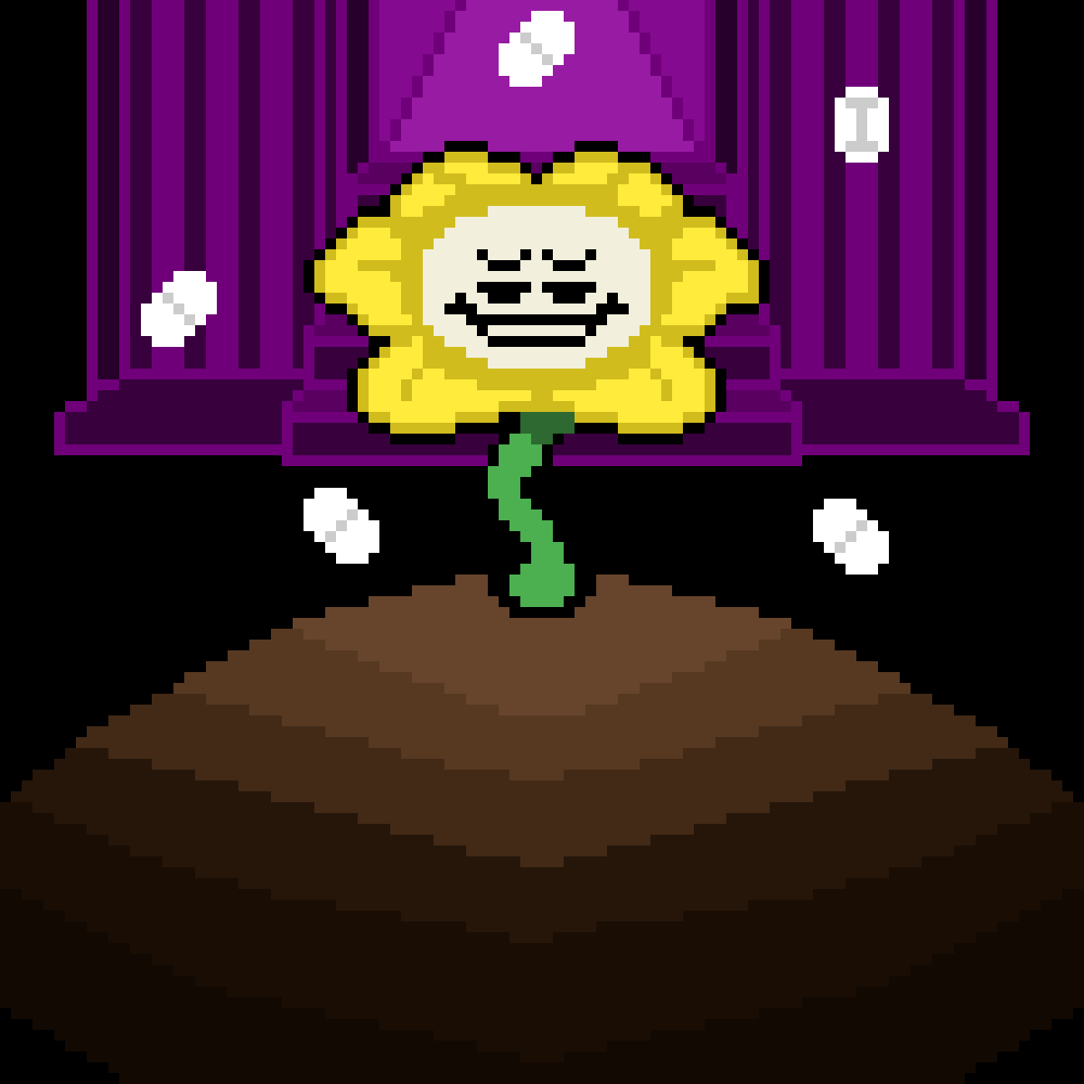 Pixilart - (Color/Annoyed) Flowey by Immediate54