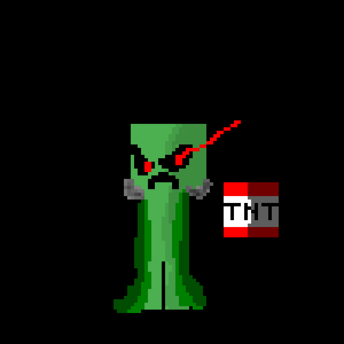 Pixilart - minetale creeper by sans-error-fell