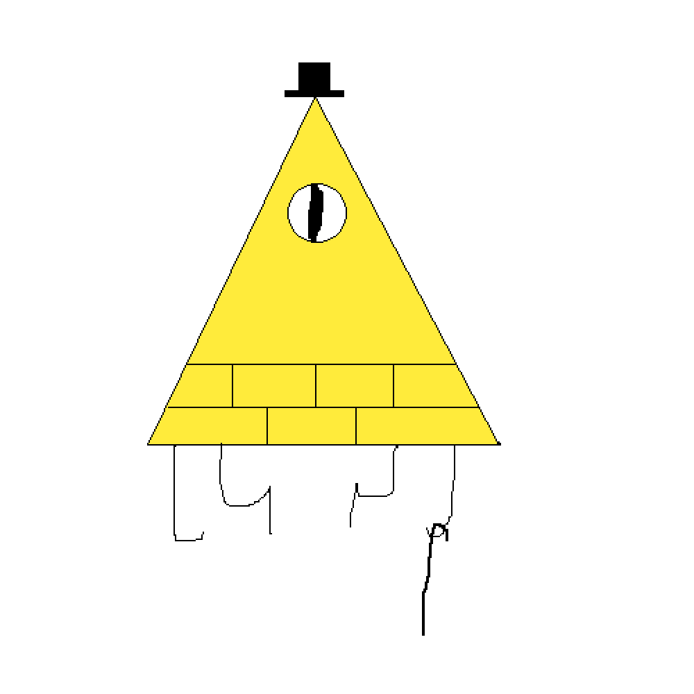 Pixilart - bill cipher by mercedesalkaz