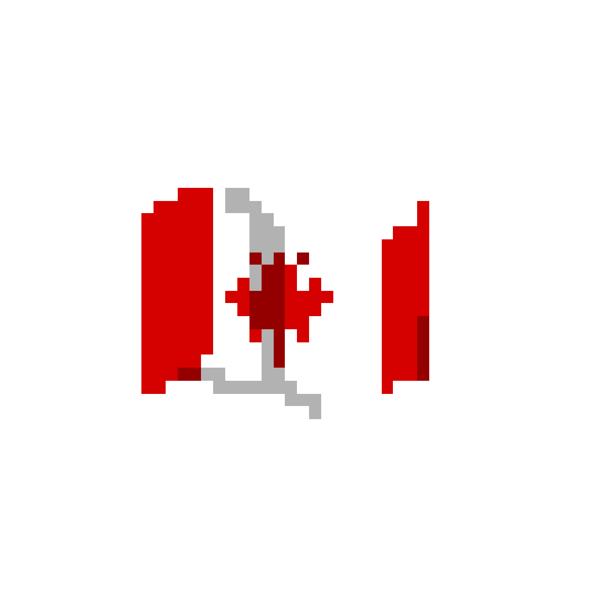 Pixilart - Canadian Flag by realhecker