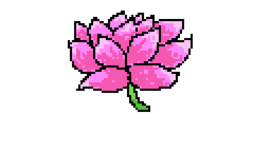 Editing lotus - Free online pixel art drawing tool - Pixilart