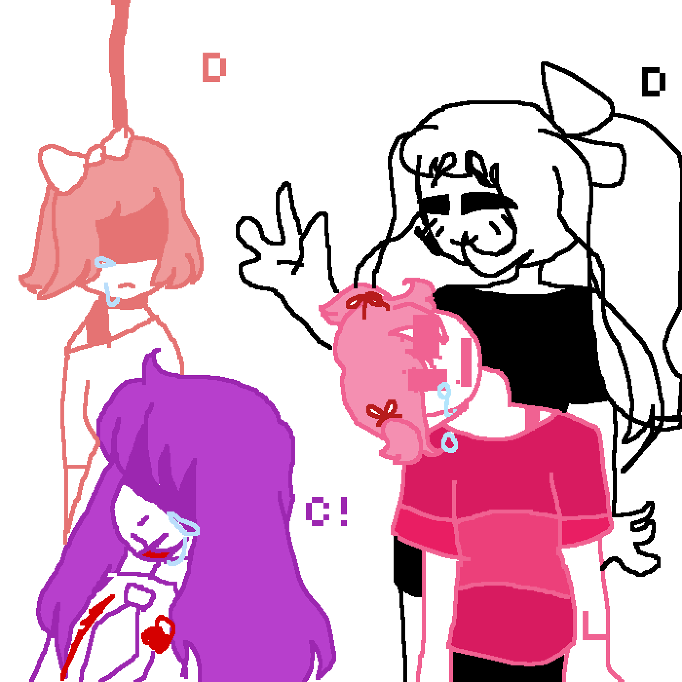 Pixilart - ddlc banner by pyrincc