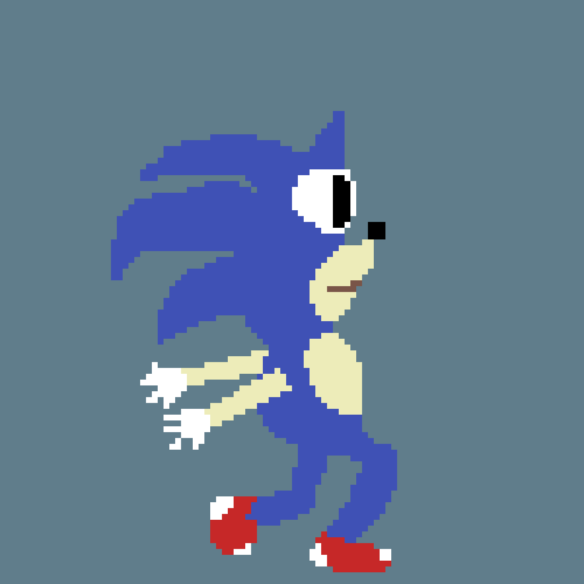 Pixilart - cringy sonic by Sir-PigeonBird