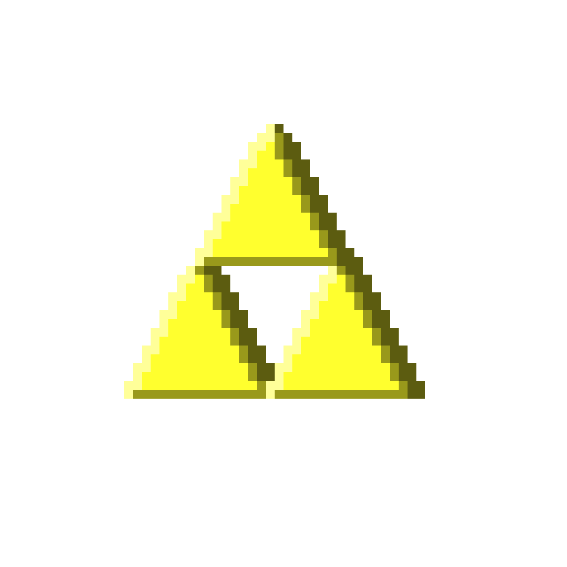 Pixilart - Triforce by theGameWizerd