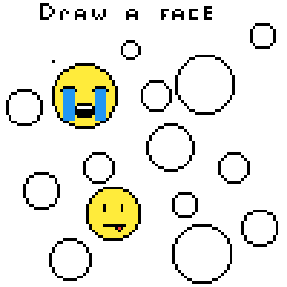 Pixilart - Drawing dem faces! by Goldenunicorn42