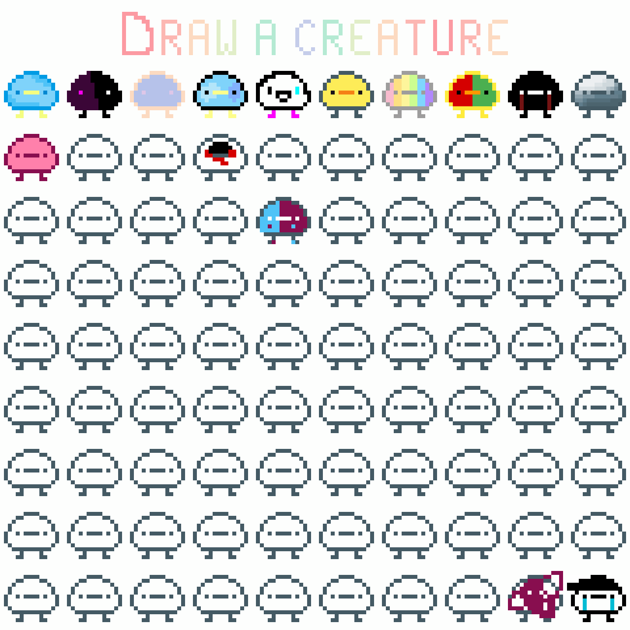 Pixilart - Make your own creature by Painted-Red